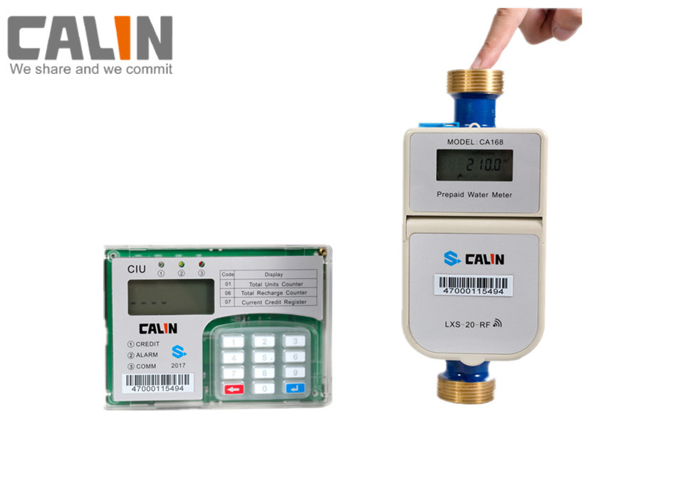 Tamper and Fraud Proof STS Prepaid Water Meter With a CIU in Home RF Communication